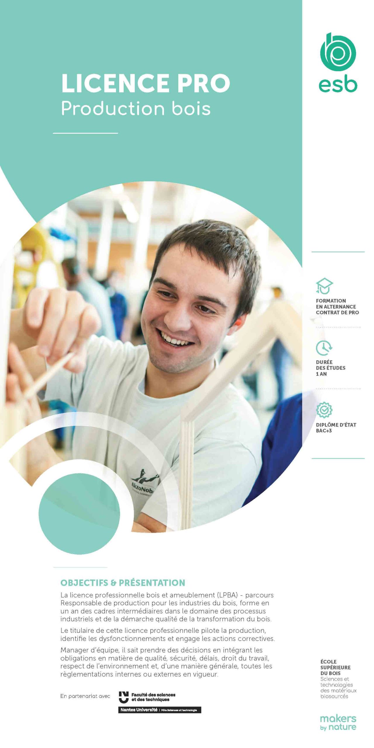 Brochures et documentations : formations bois - ESB